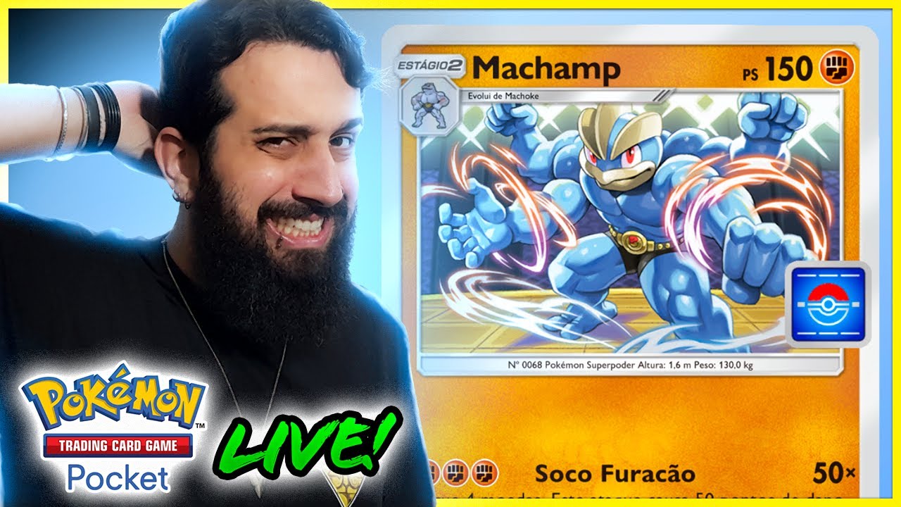 TESTANDO NOVO MACHAMP no POKÉMON TCG POCKET!!! - YouTube