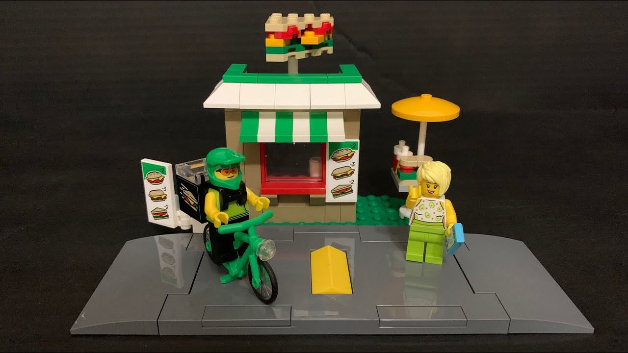 LEGO City - Sandwich Shop (40578) Speed build (4k Ultra HD) - YouTube