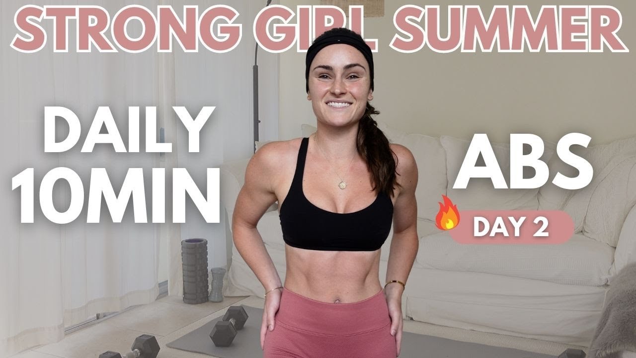 Daily 10min Ab Routine for a Stronger Core || Talking Workout - YouTube