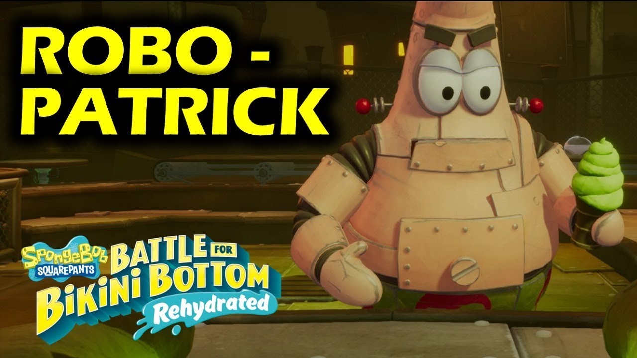 Patrick Boss Fight | SpongeBob SquarePants: Battle for Bikini Bottom ...