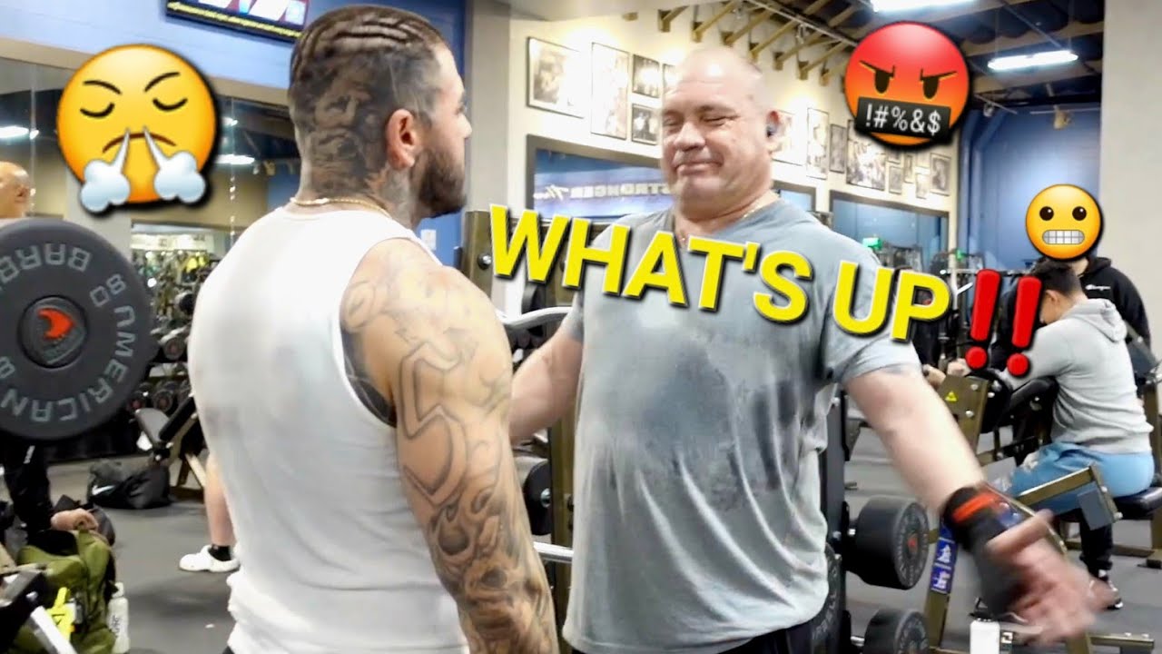 ANGRY TOUGH GUY TAKES OUR WEIGHT AND STARTS A FIGHT AT THE GYM! - YouTube