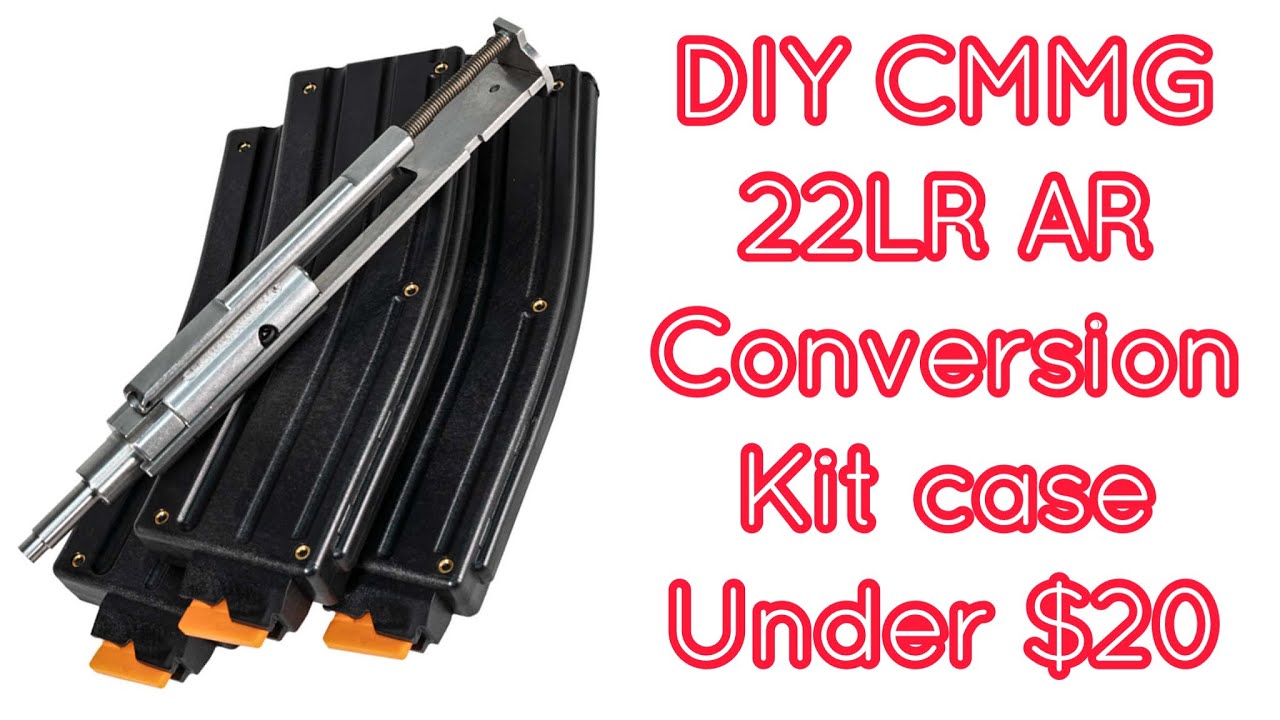 DIY CMMG .22lr AR conversion Kit case for under $20 - YouTube