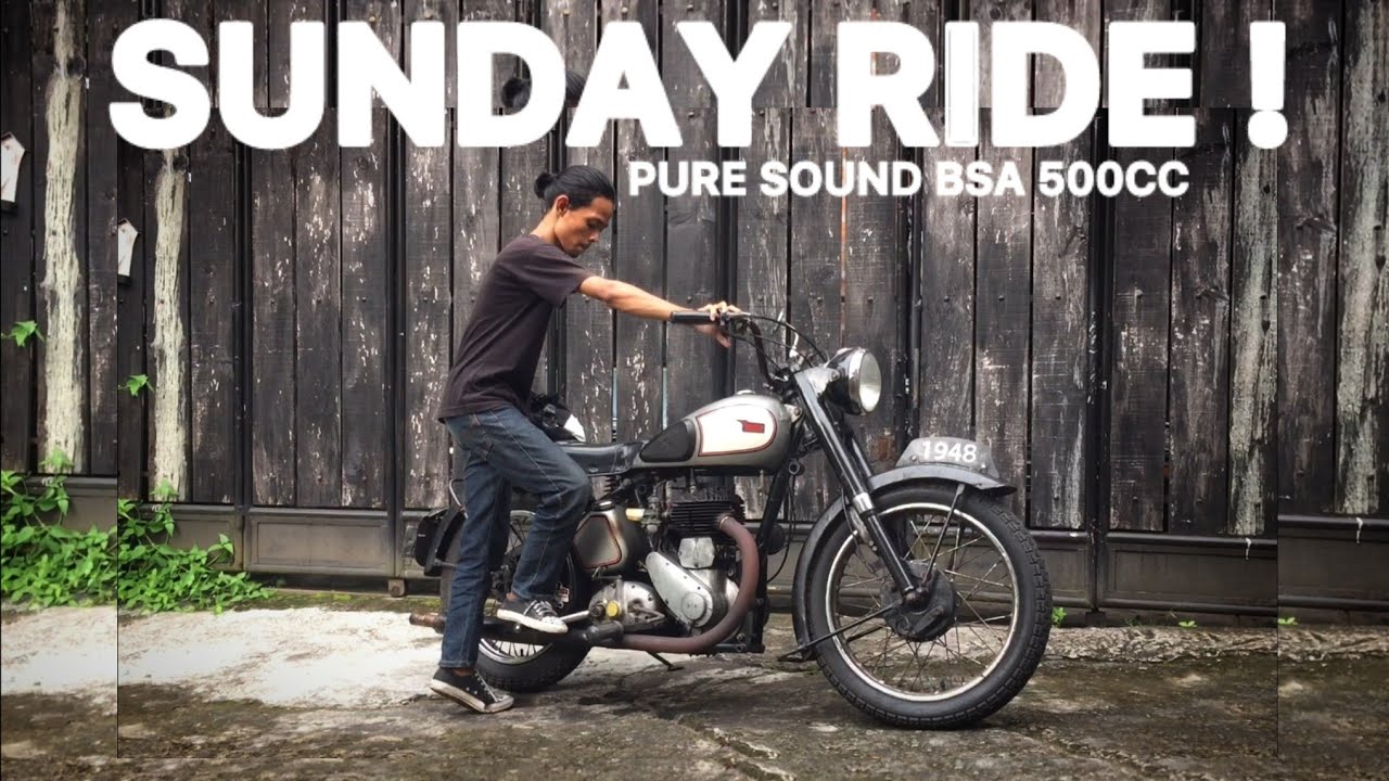 SUNDAY RIDE BSA 500CC‼️ - YouTube