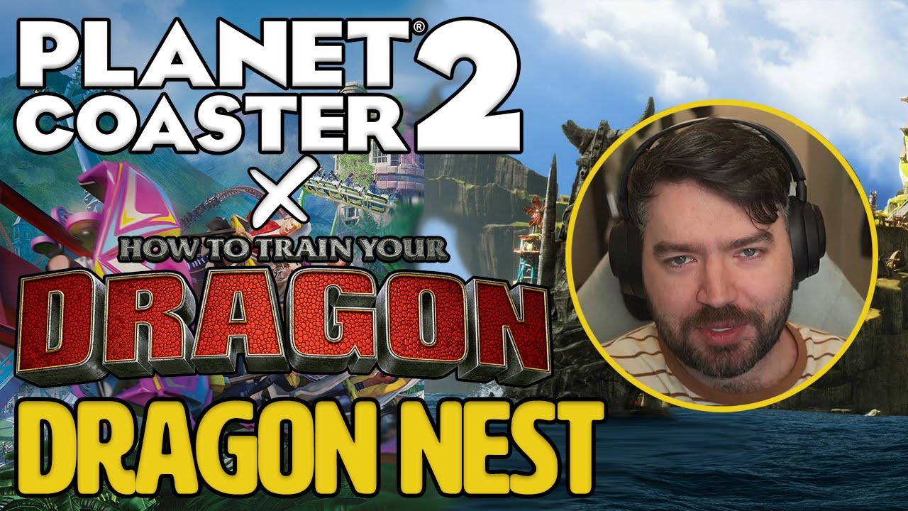 Entering The Dragon Nest - How To Train Your Dragon in Planet Coaster 2 ...
