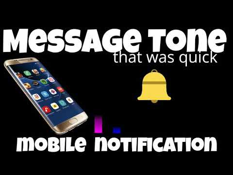 📨 Mobile Tone | Funny Tone | Notification Sound | WhatsApp Notification | SMS Ringtone |