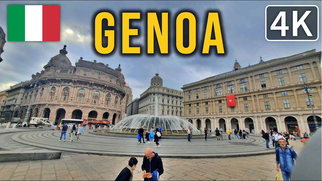 Genoa Italy 2023 | 4K Walking Tour in Genova | Virtual Walking Tour ...