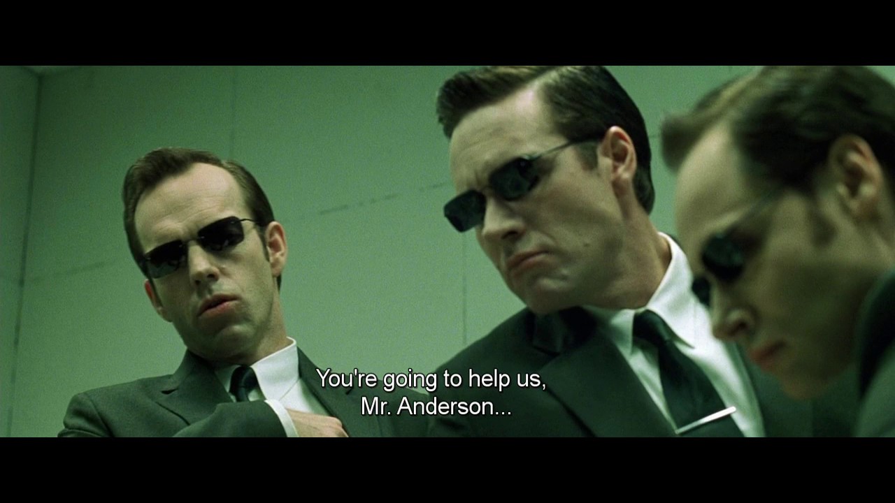 The Matrix - A Cyberpunk Parable? Scene #4: The Interrogation - YouTube