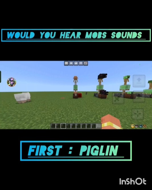 mobs sound in #minecraft on my style #1million #4000watchtime - YouTube