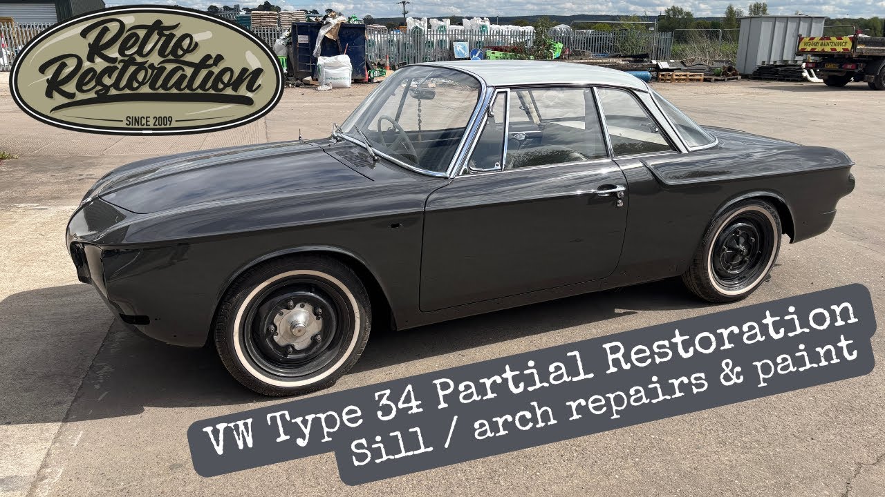 VW Type 34 Razor Edge Ghia welding and paintwork repairs - Partial ...
