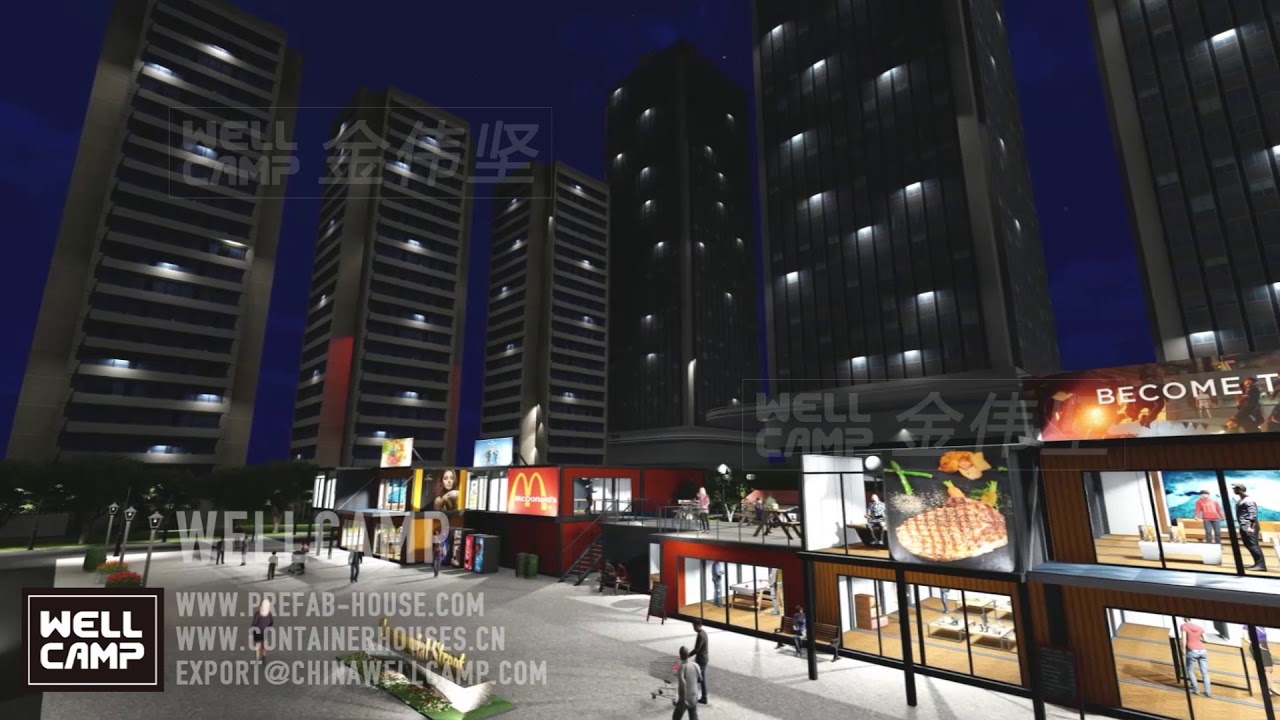 Wellcamp Container Commercial Street/ Container Shop/Container Resort ...