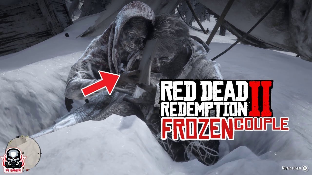 Red Dead Redemption 2| WTF!!! Frozen Couple Found!!! A Panoramic Map ...