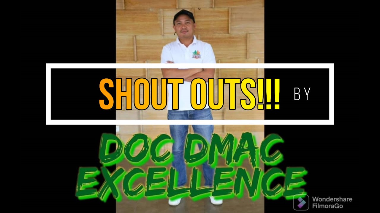DOC DMAC's SHOUTOUTS Part 1 - YouTube