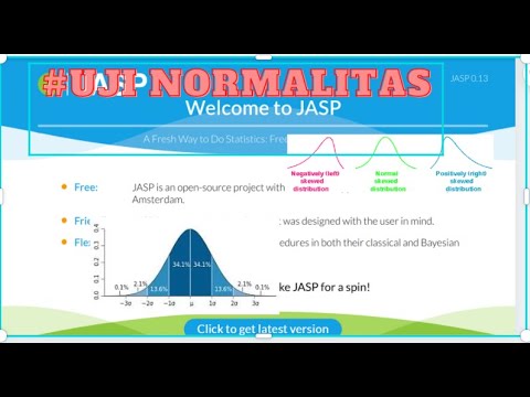 Tutorial 3 JASP:Uji asumsi Normalitas - YouTube