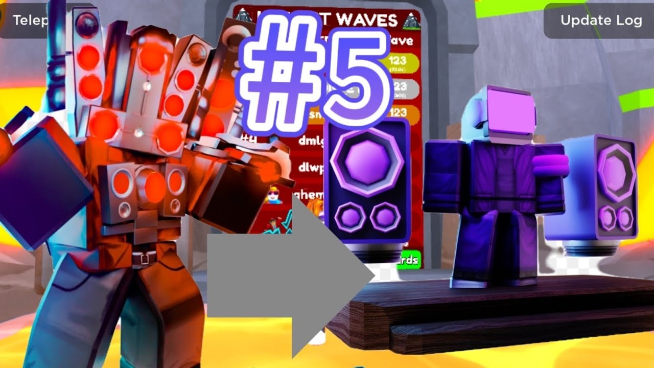 hyper uts a dj tv man #5 el mejor día hasta ahora 🤑💯(Toilet Tower ...