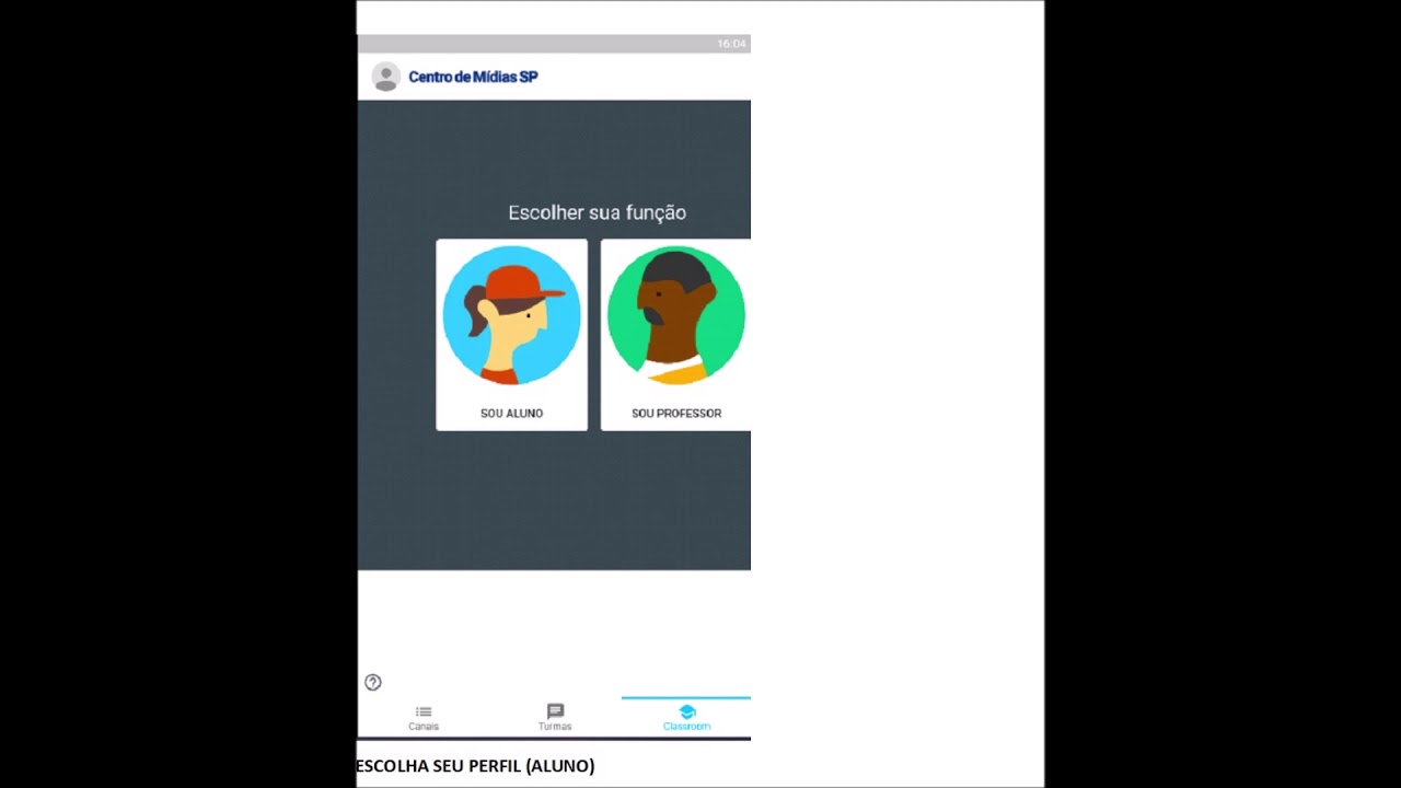 TUTORIAL PARA ALUNOS - APLICATIVO CMSP E CLASSROON - YouTube