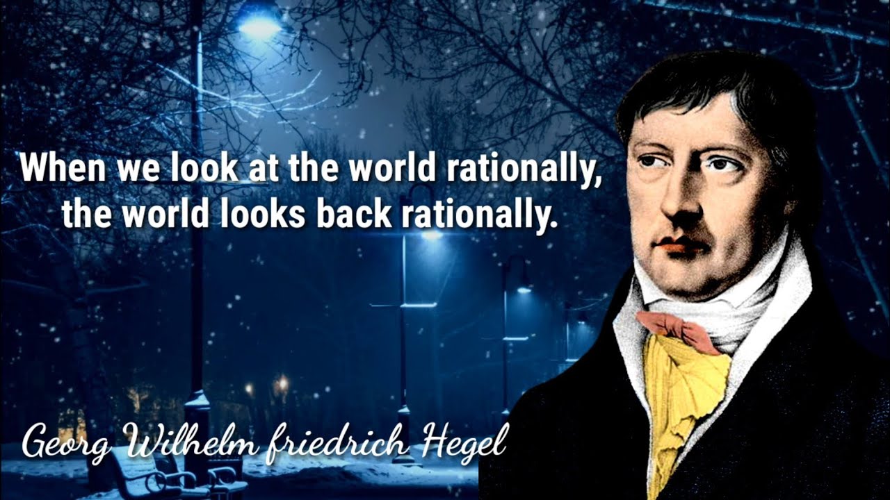 Georg Wilhelm Friedrich Hegel's Quotes About Facts, Phenomenology of ...