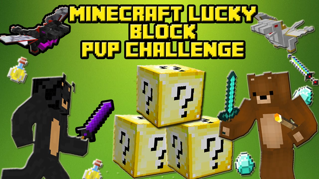 Minecraft Lucky Block Pvp Challenge : Orespawn Lucky Blocks - YouTube