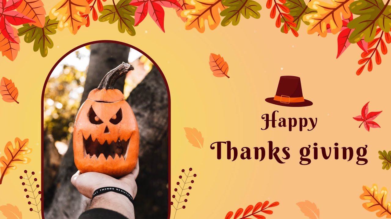 Thanks Giving Celebration Slideshow After Effects Templets - YouTube