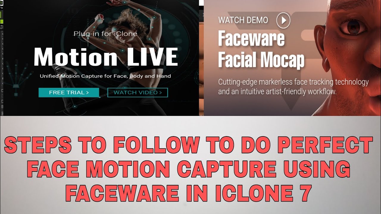 Iclone Faceware Tutorial: Steps To Follow For Doing Perfect Facial ...