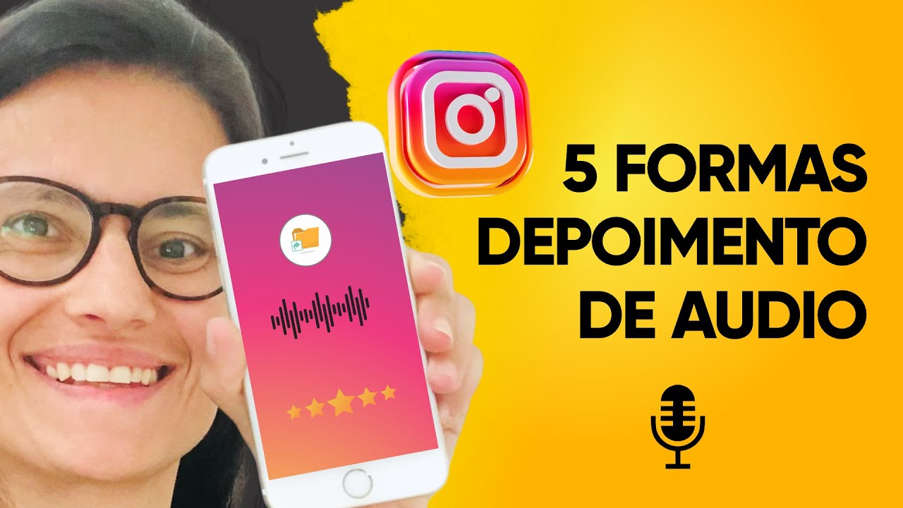 5 formas de colocar depoimento de audio do whatsapp no instagram - YouTube