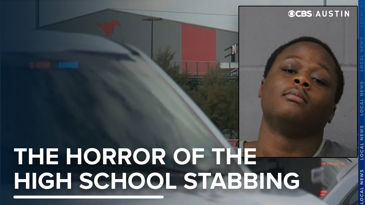 Teenager behind bars after deadly high school stabbing - YouTube