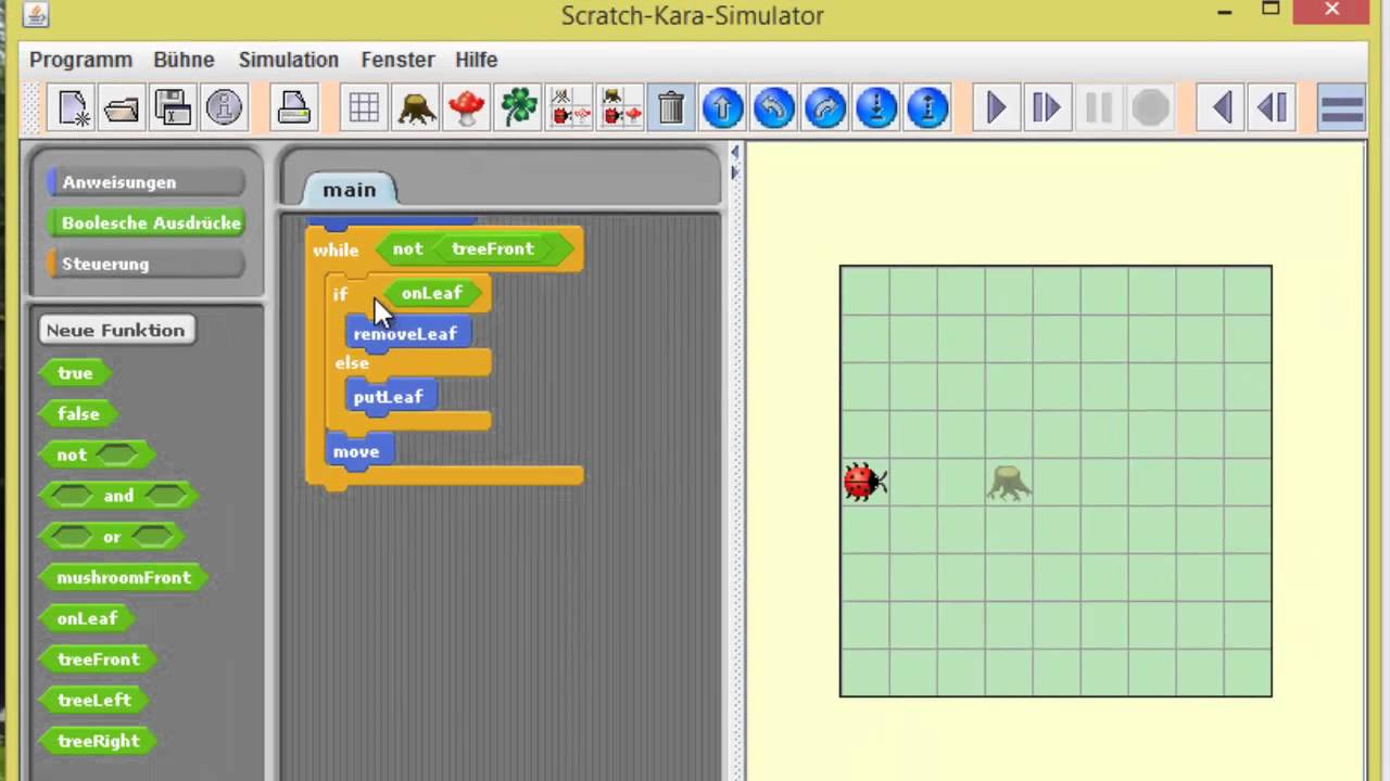 (6) Scratch - Kara - Aufgabenstellung und Lösung - YouTube