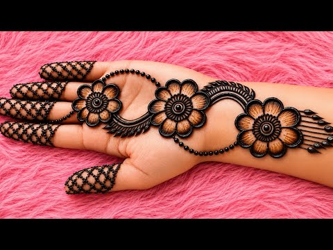 Very easy mehndi design | mehandi | mehndi designs| mendini design | cone designs| mehandi ka design
