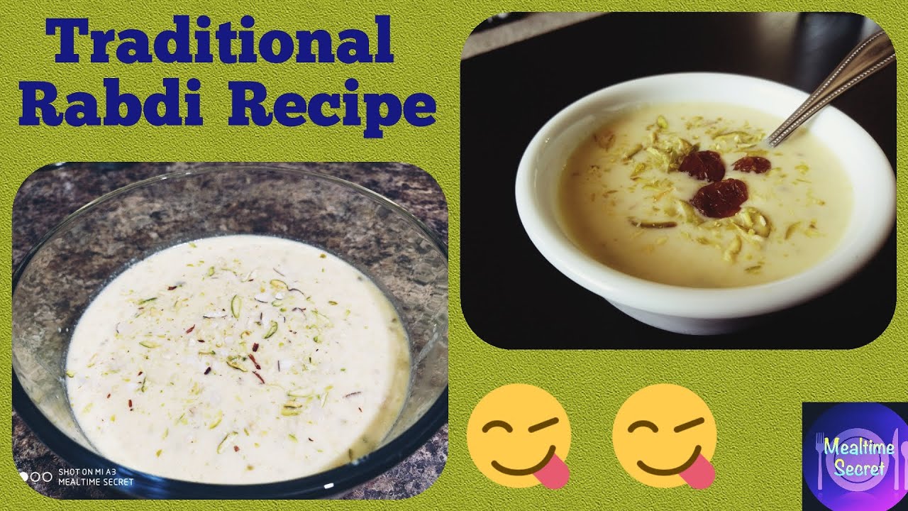 How to make rabdi at home | रबडी बनाने की रेसिपी | dry fruits rabdi ...