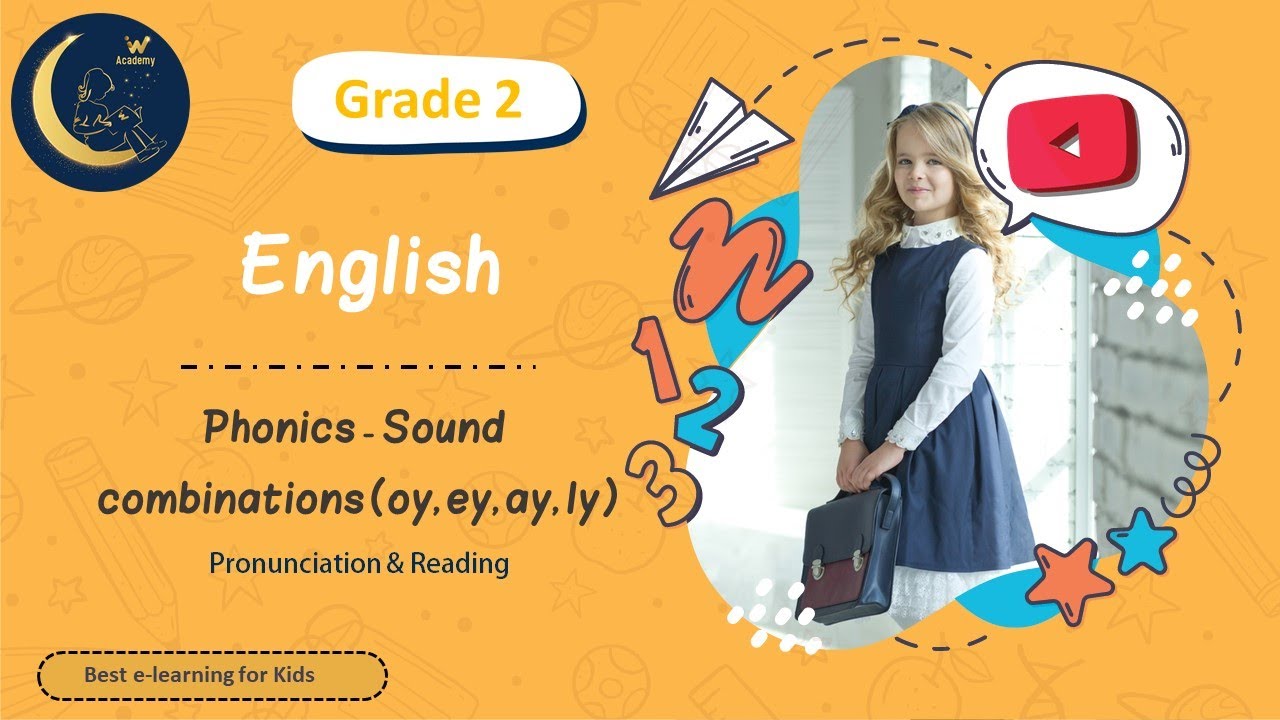 Phonics - Sound combinations (oy, ey, ay, ly) - Pronunciation & Reading ...