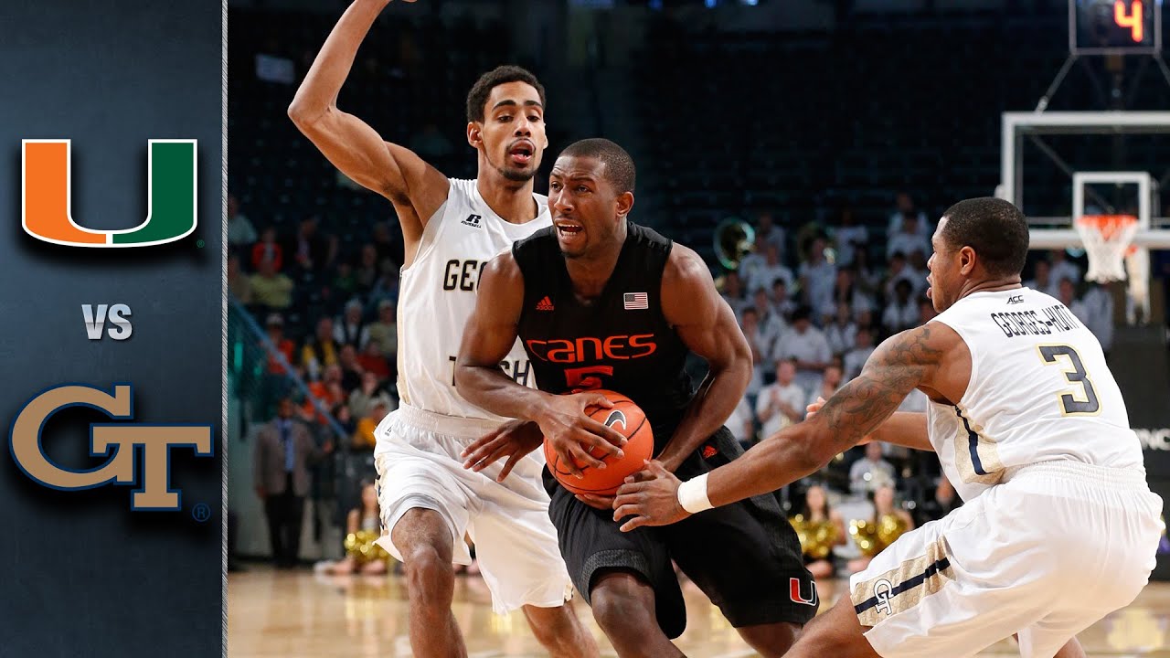 Miami vs. Georgia Tech Basketball Highlights (2015-16) - YouTube