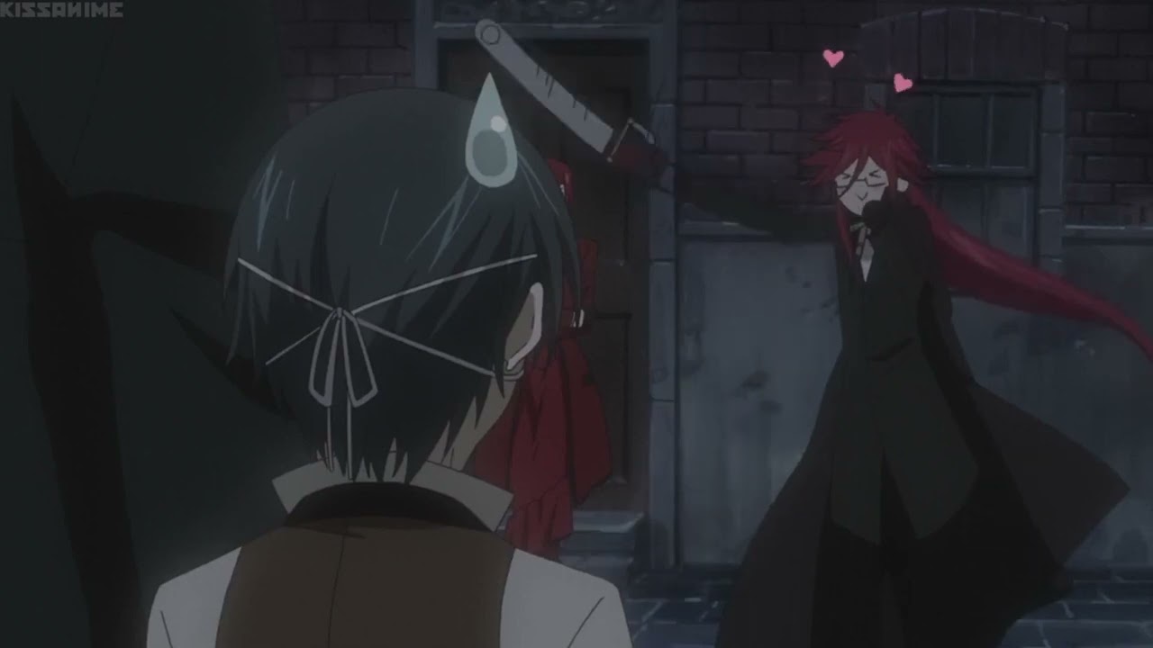 Grelle Sutcliff scenes from Black Butler - YouTube
