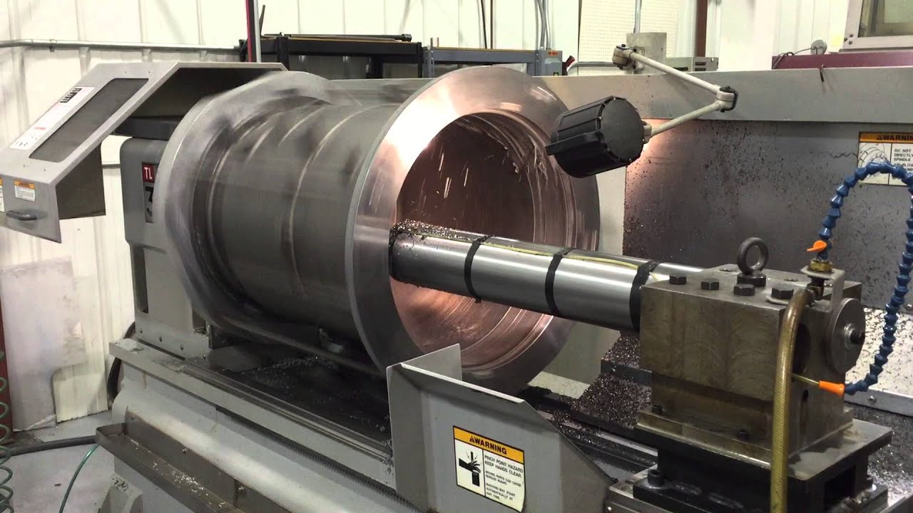 Large Casing Turning Operation - YouTube
