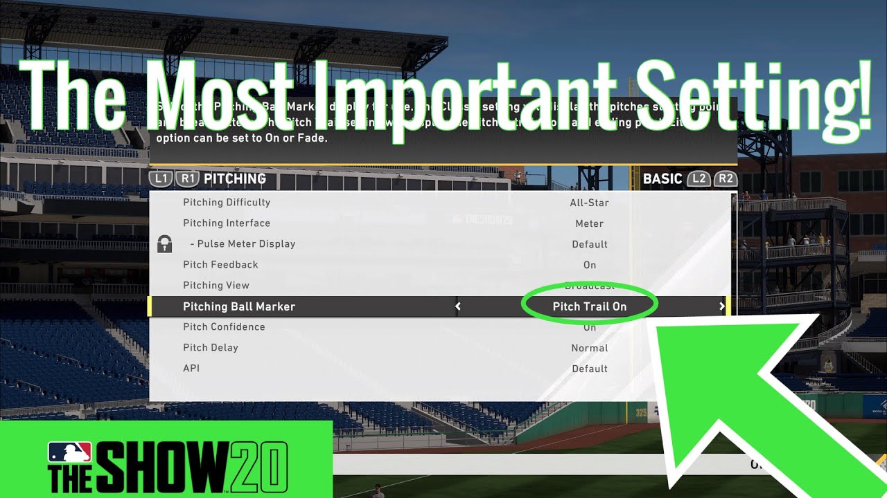 Jacob Reid's MLB The Show 20 Recommended Gameplay Settings - YouTube
