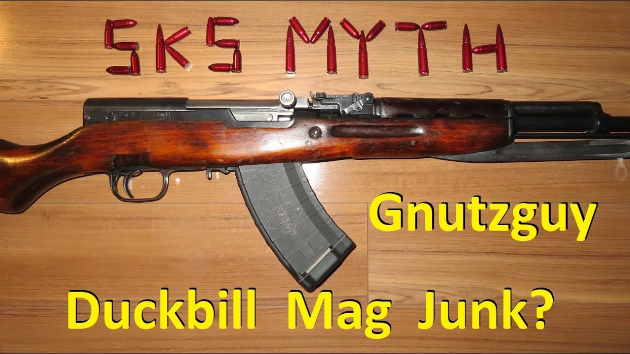 SKS Myth, Duckbill Mags are junk. Shooting reliability. Magazine - YouTube