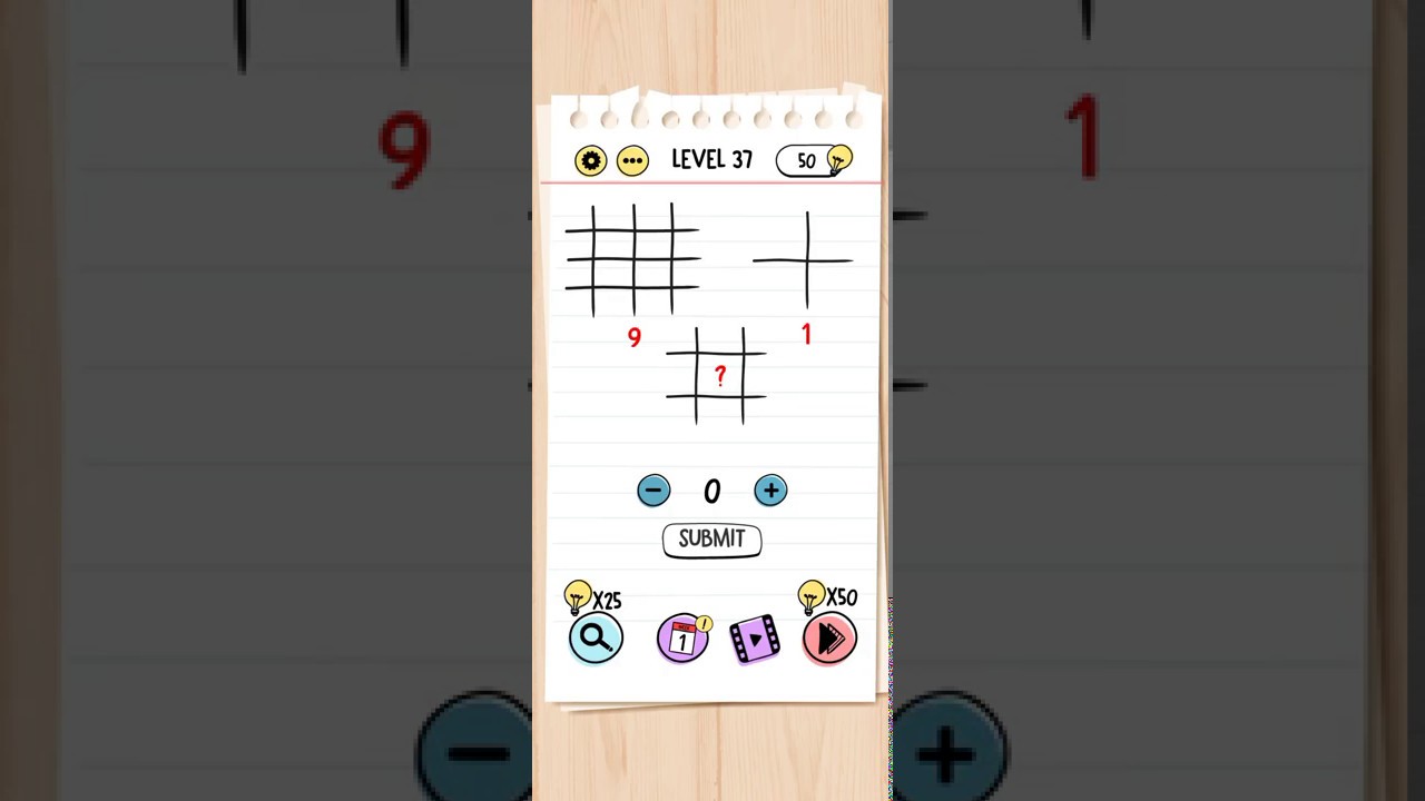 Brain test level 37 : Tic tac toe - YouTube