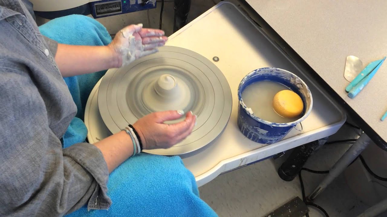 Centering your clay - YouTube