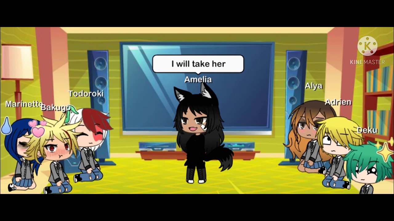 REACTIONS GACHA LIFE AND CLUBE - YouTube