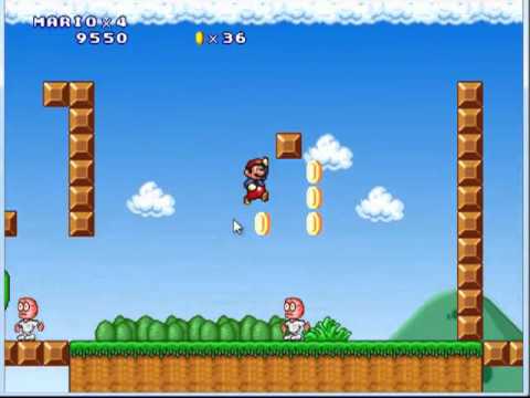 Mario Forever Human Laboratory STAGE1 hidden items - YouTube