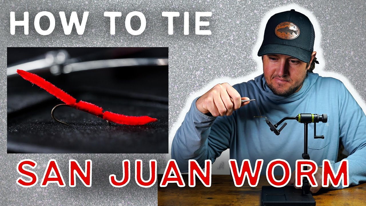 San Juan Worm — How to Tie Step by Step | Beginner Friendly Fly Tying Tutorial - YouTube