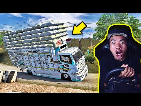 HAMPIR GELIMPANG!! WAHYU ABADI 02 TURUN KELOK 44 OLENG - ETS2