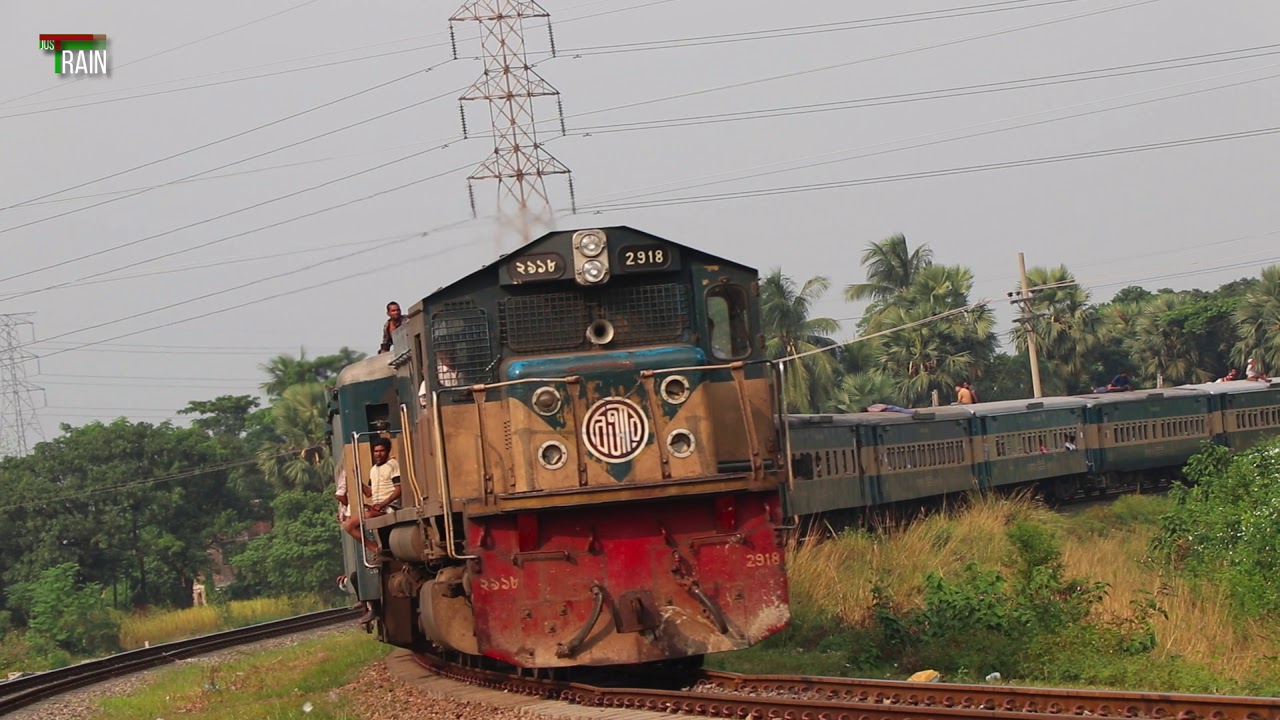Jayantika Express Train (Dhaka to Sylhet) beautiful Tongi Rail Curve ...