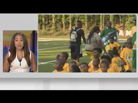 7-year-old shooting victim honored at DeKalb football game - YouTube