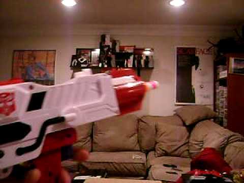 Transformers Nerf gun - YouTube