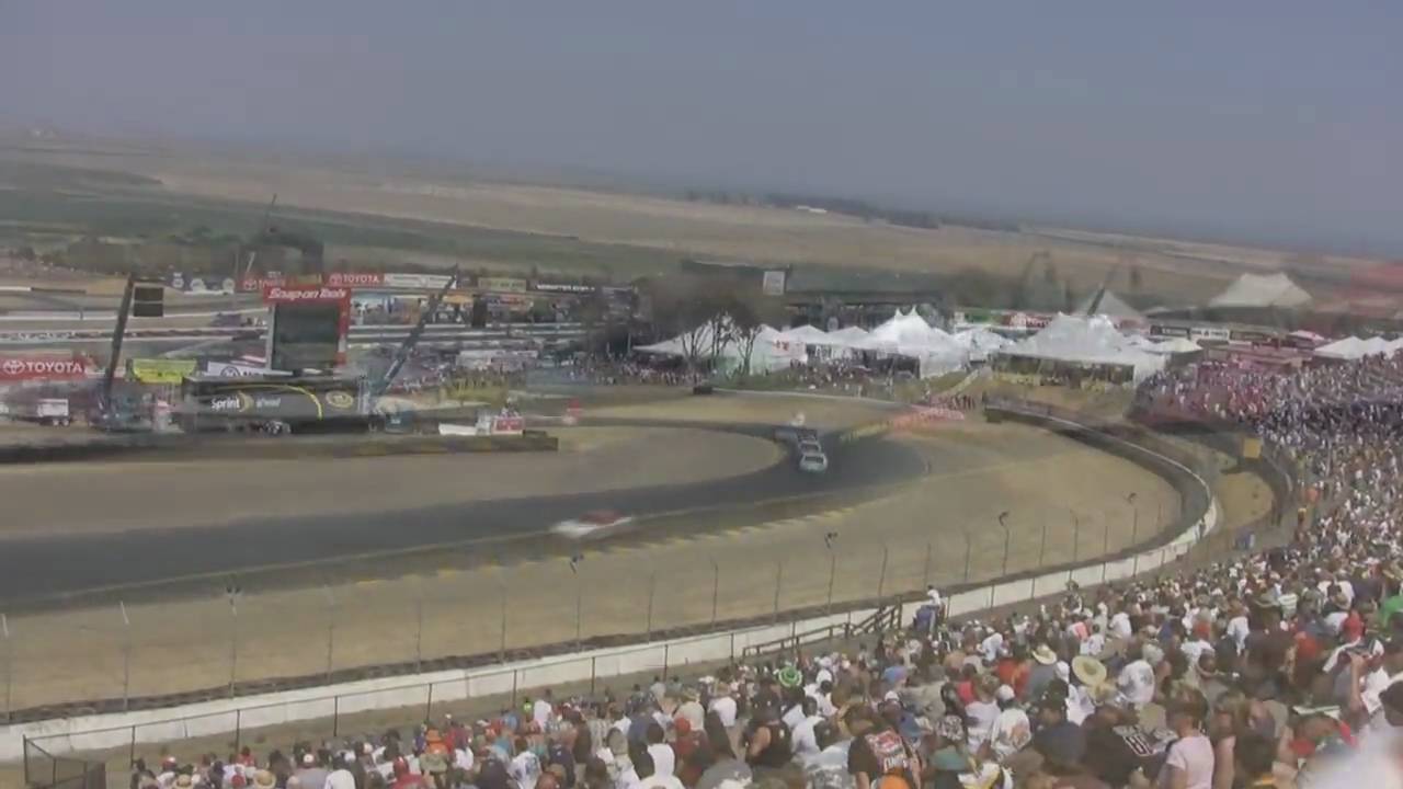 NASCAR at Infineon Raceway 2008 - YouTube