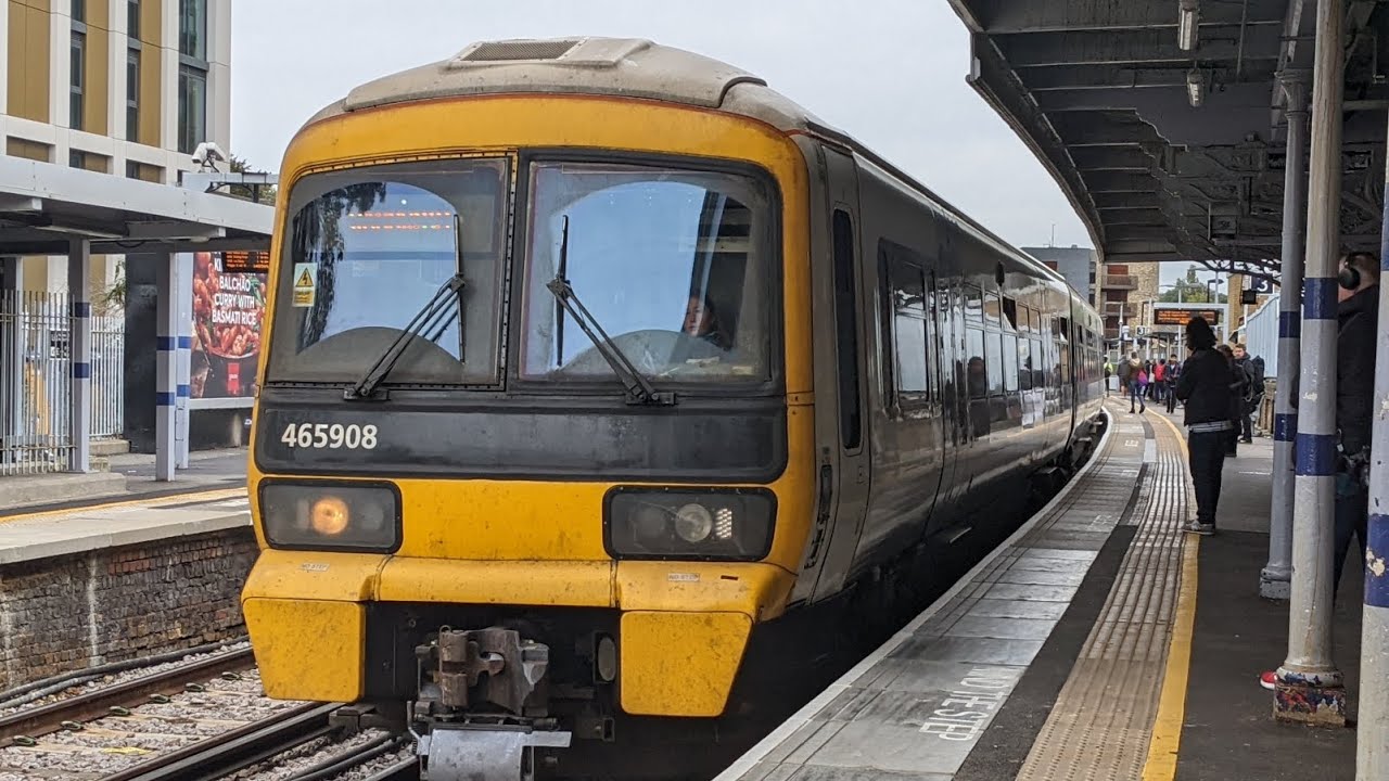 465908, 466025 and 465031 depart Lewisham - YouTube