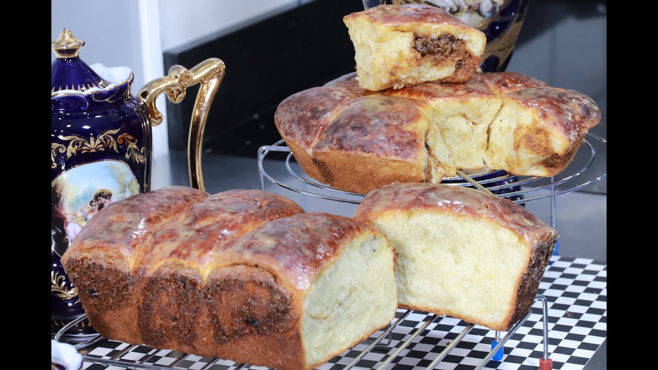 BRIOCHE CON MANJAR Y PASAS AL RON(Pastelería Francesa) - YouTube
