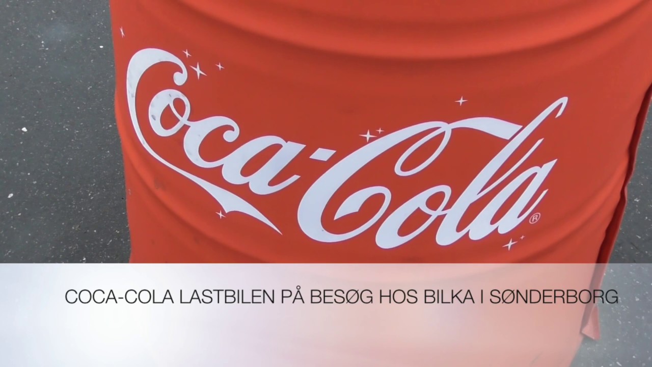 Coca-cola lastbilen på besøg hos Bilka i Sønderborg 2018 - YouTube