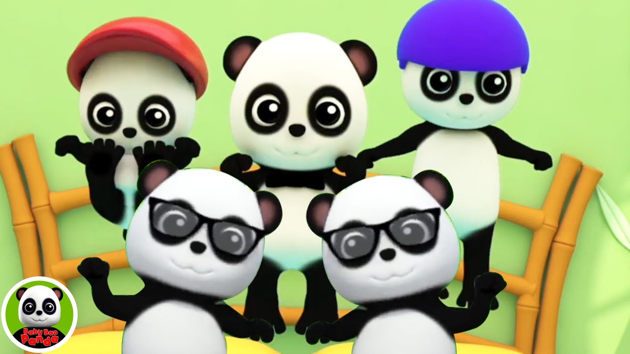 Five Little Pandas Counting Song For Children by Baby Bao Panda - YouTube