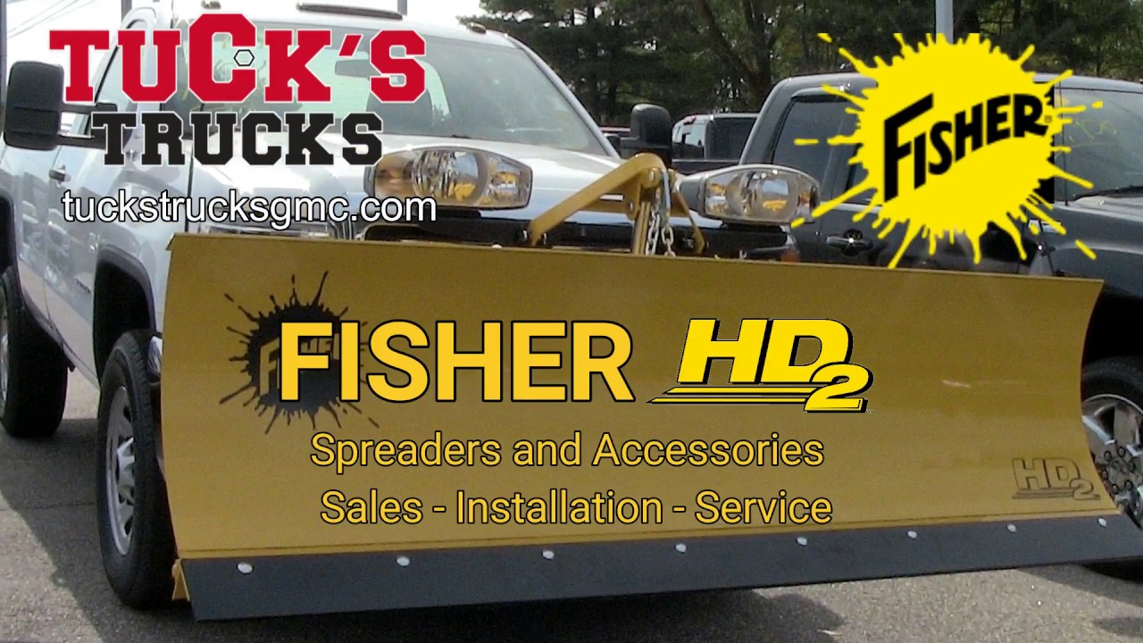 Tucks Trucks GMC Sierra With Fisher Snow Plow - YouTube