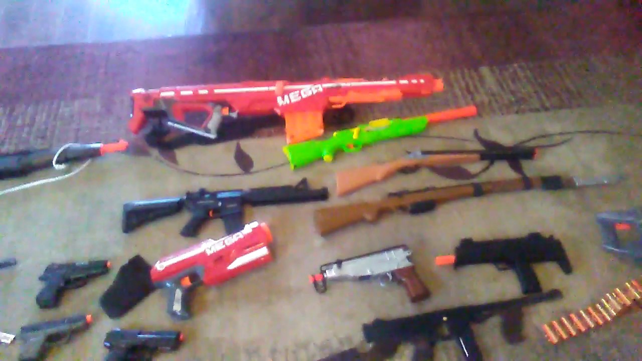 Toy gun and weapons arsenal 🔫 🔪 - YouTube